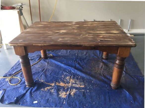 Kitchen Table Restore - Ivy&Iron